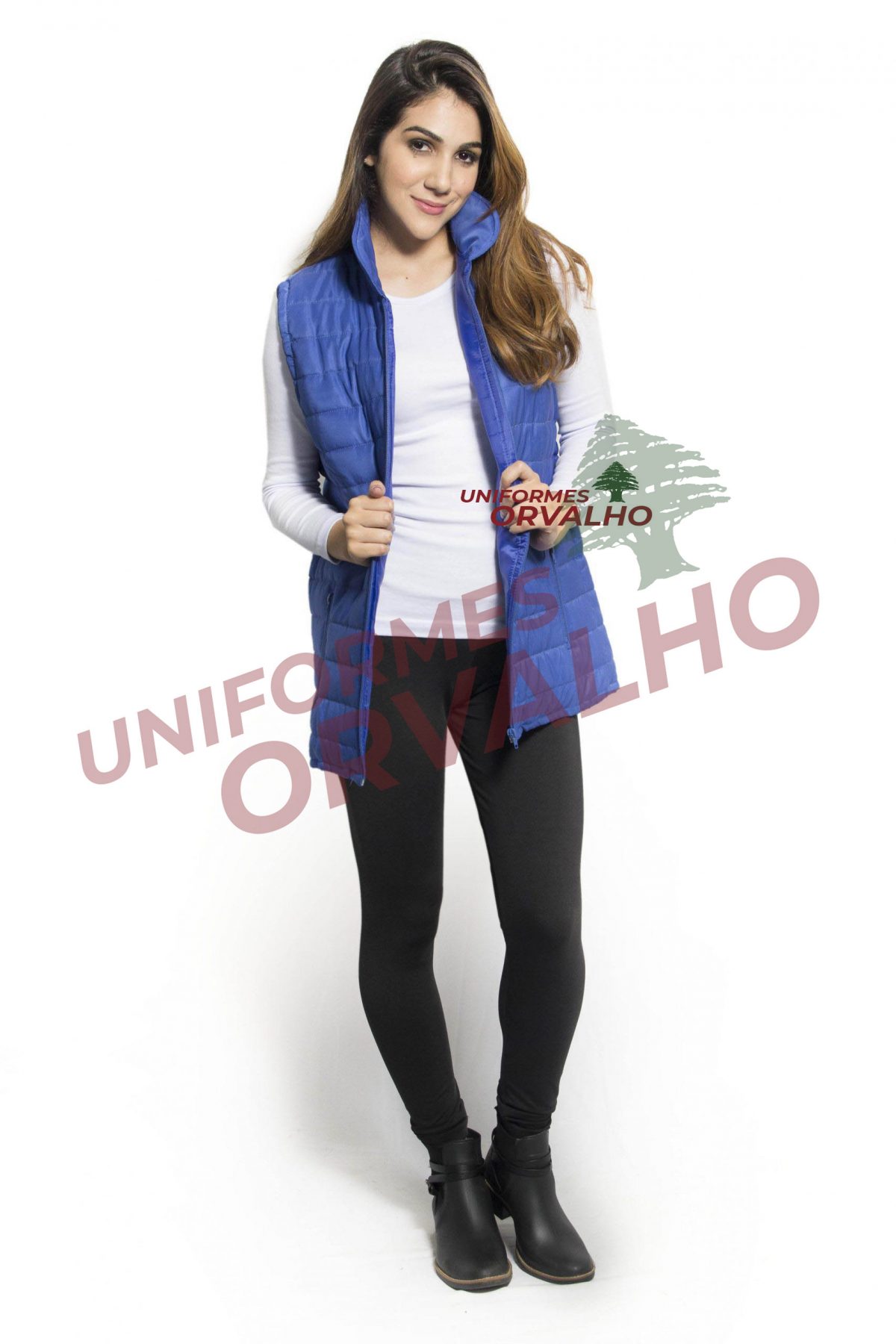 COLETE MODELO TRADICIONAL NA COR AZUL ROYAL